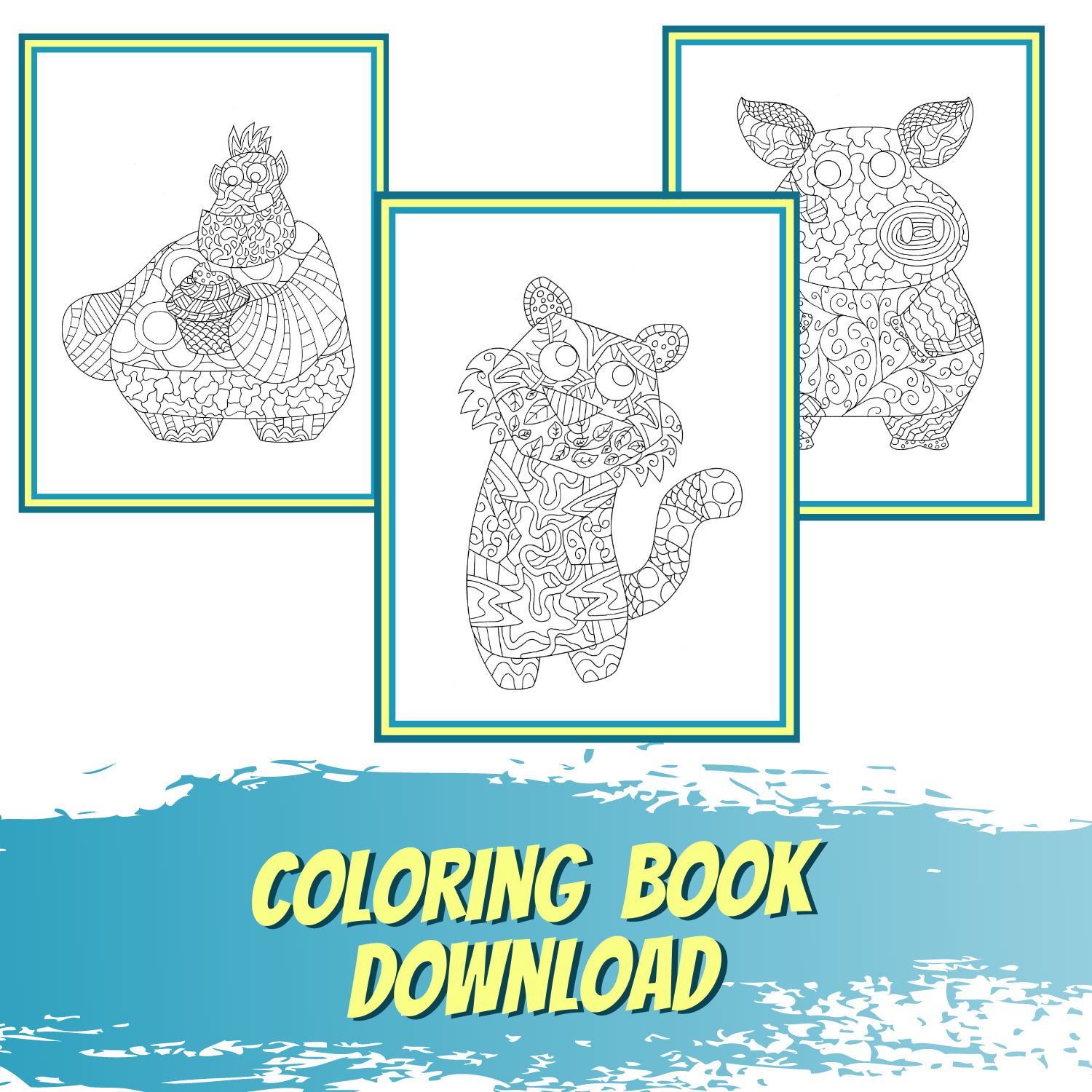 little creatures coloring book