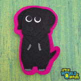 Max the Black Lab - Dog Iron On or Sew On Patch - Little World of Beasts