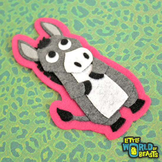 Esperanza the Donkey - Farm Animal Patch - Sew On or Iron On - Little ...